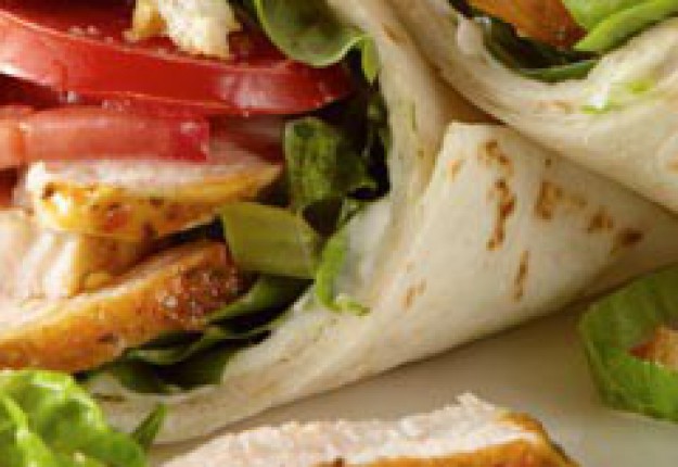 Toasted Garlic Chicken Wraps - Real Recipes from Mums
