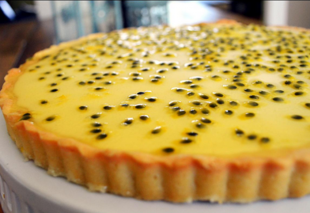 Passion Fruit Mousse Tart - Real Recipes from Mums