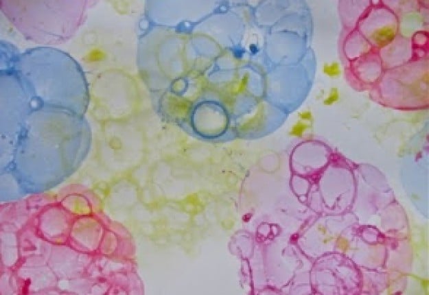 Bubble Painting - Arts, Crafts and DIY