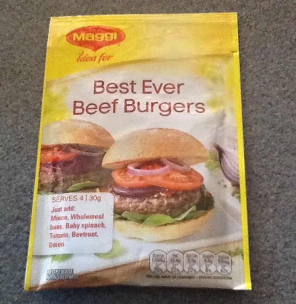 Maggi Best Ever Beef Burgers Product Review