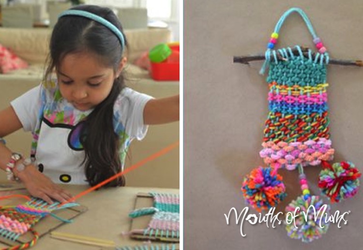How to teach your kids to weave - Mouths of Mums