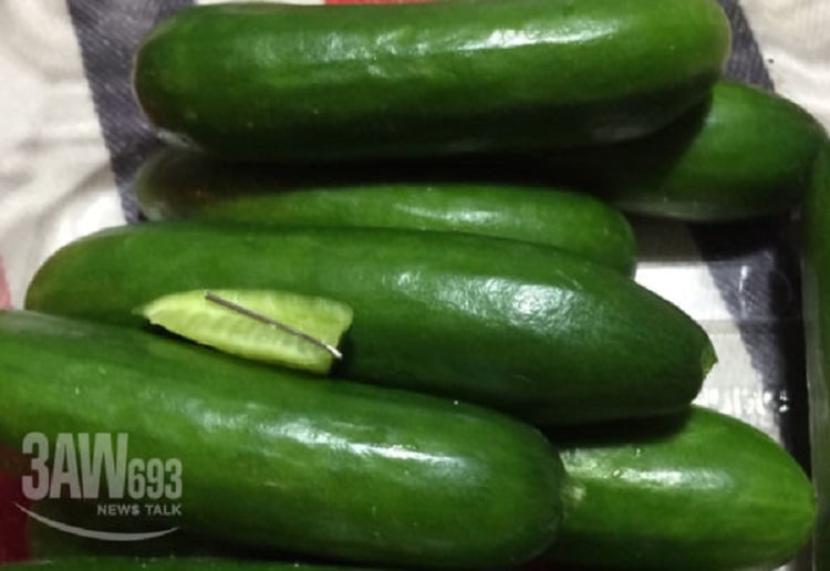 Mum's Horror After Discovering Wire Object Inside Cucumber - Mouths of Mums